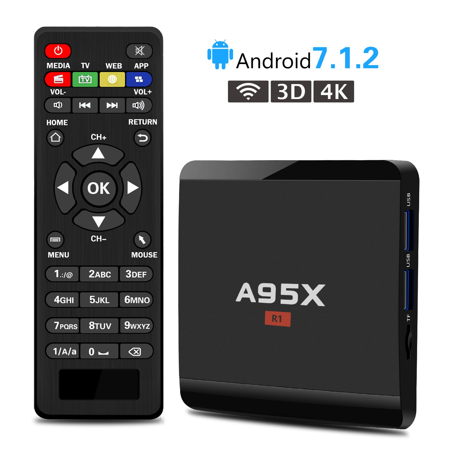 A95X R1,Android TV Box,Streaming player, TV player, Netflix player ...